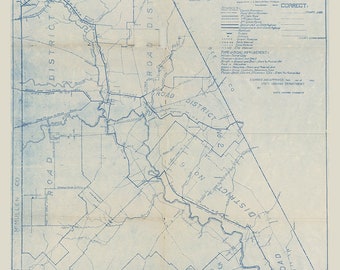 Antique Tynan, Texas 1979 US Geological Survey Topographic Map Vahlsing ...
