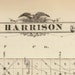 1875 Map of Harrison County Iowa - Etsy