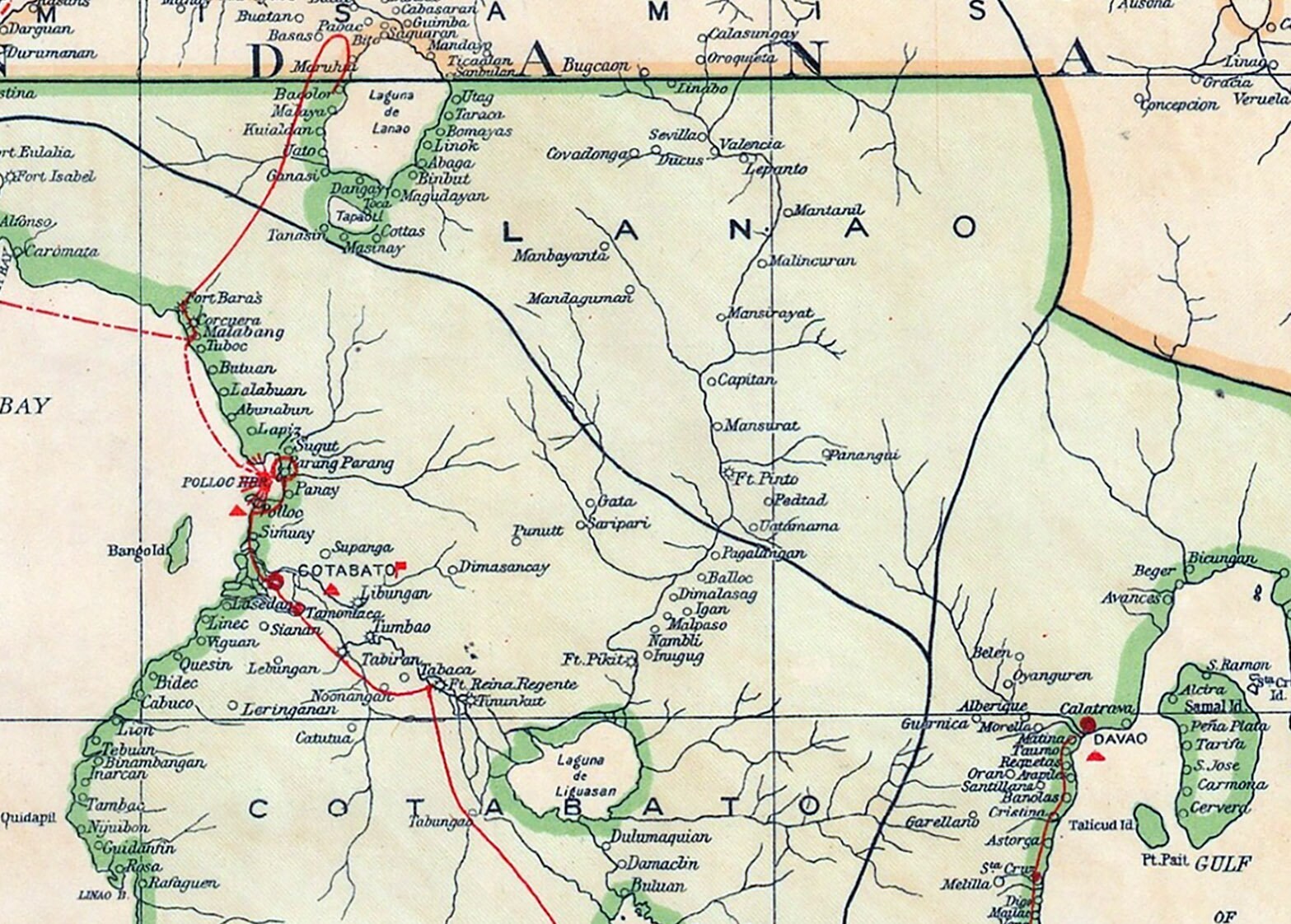 1902 Map of the Philippines - Etsy
