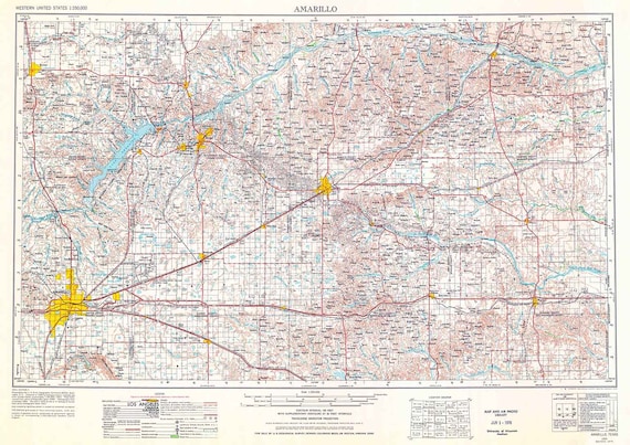 Amarillo Texas Map