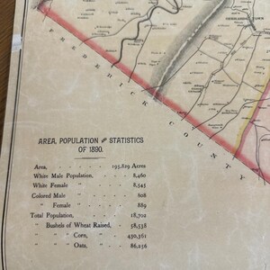 1894 Map of Berkeley County West Virginia Martinsburg - Etsy