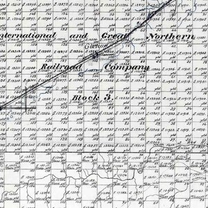 1889 Farm Line Map of Gray County Texas - Etsy