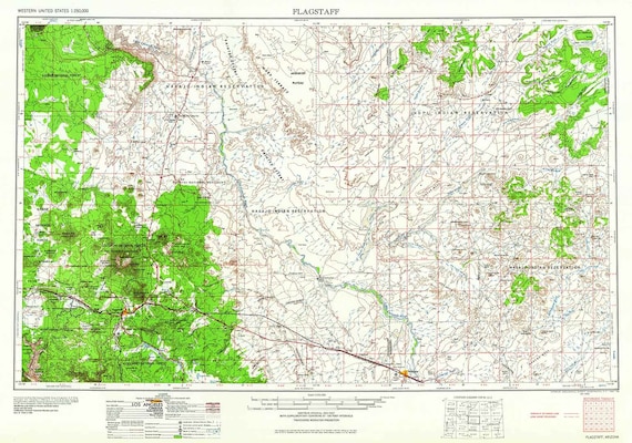 Mapa De La Reserva De Arizona