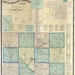 1871 Map of Jefferson County Iowa Fairfield - Etsy