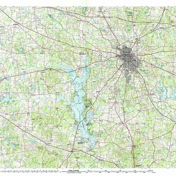 Map of Tyler Texas - Etsy