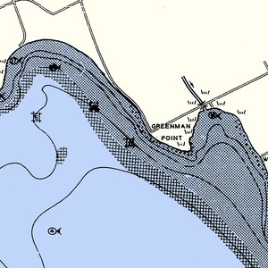 1955 Map of Burt Lake Cheboygan County Michigan - Etsy