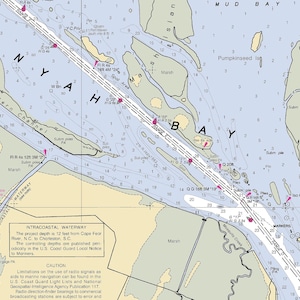 2006 Nautical Chart of Winyah Bay South Carolina Georgetown - Etsy