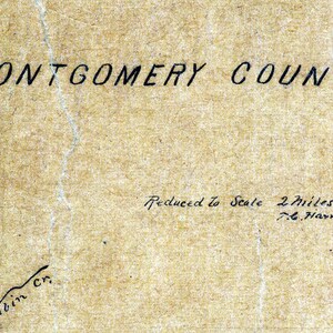 1868 Map of Montgomery County North Carolina - Etsy