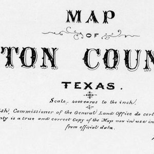 1879 Farm Line Map of Denton County Texas - Etsy