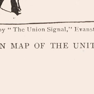 1910 Map of Prohibition Areas of the United States - Etsy