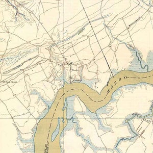 1919 Topo Map of Wando South Carolina Quadrangle - Etsy