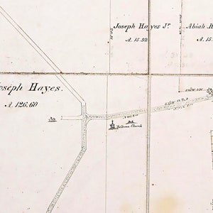 1875 Town Map of Hardinsburg Washington County Indiana - Etsy