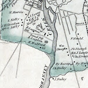 1876 Map of Bridgeton Township Cumberland County New Jersey - Etsy
