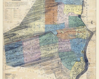 Snyder Co Pa Map | Etsy