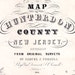 1851 Map of Hunterdon County New Jersey Lambertville - Etsy