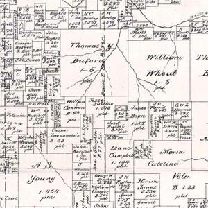 1880 Farm Line Map of Morris County Texas - Etsy