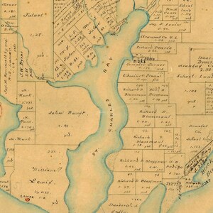1883 Farm Line Map of Aransas County Texas - Etsy