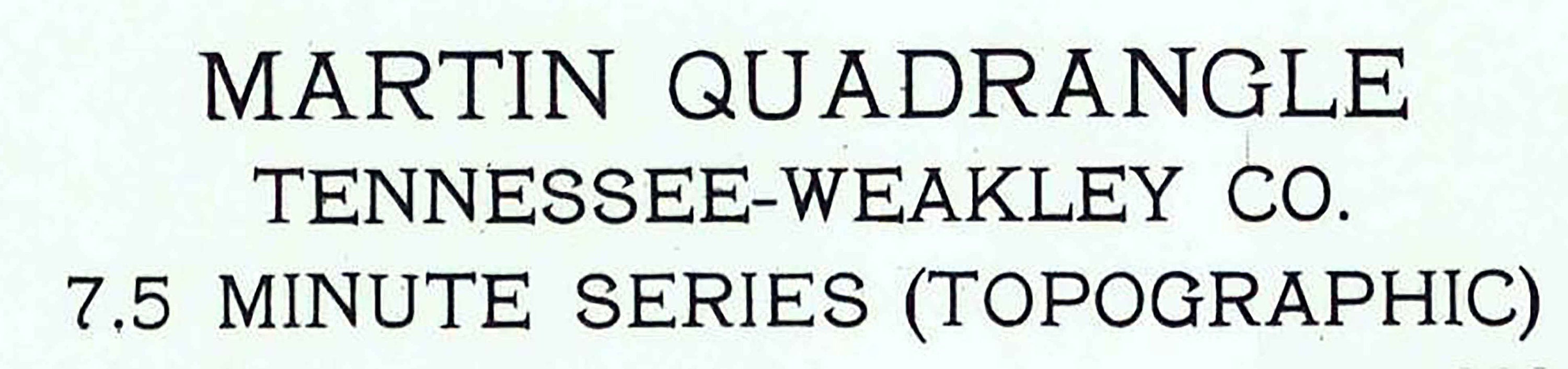 1950 Topo Map of Martin Tennessee - Etsy