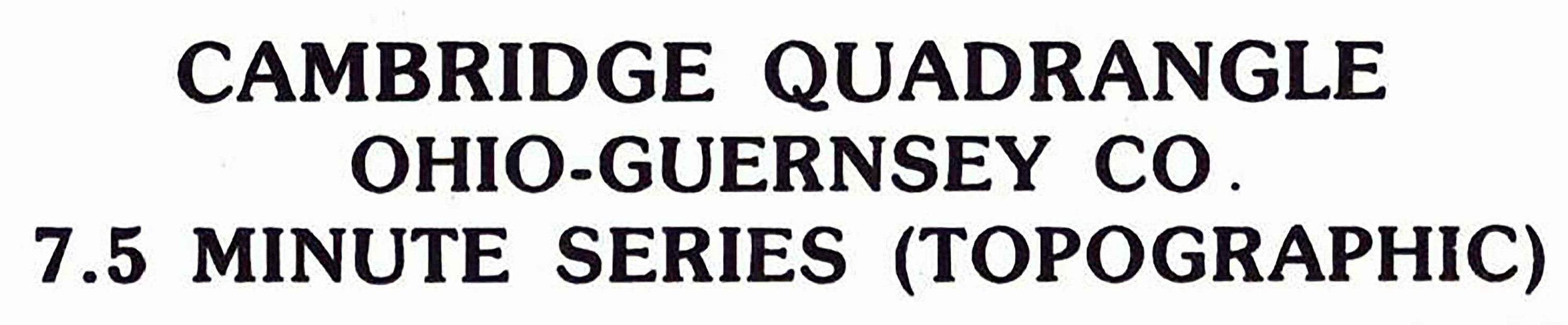 1994 Topo Map of Cambridge Ohio Quadrangle Salt Fork Lake - Etsy