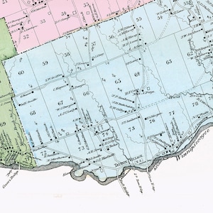 1882 Map of Sanbornton New Hampshire - Etsy