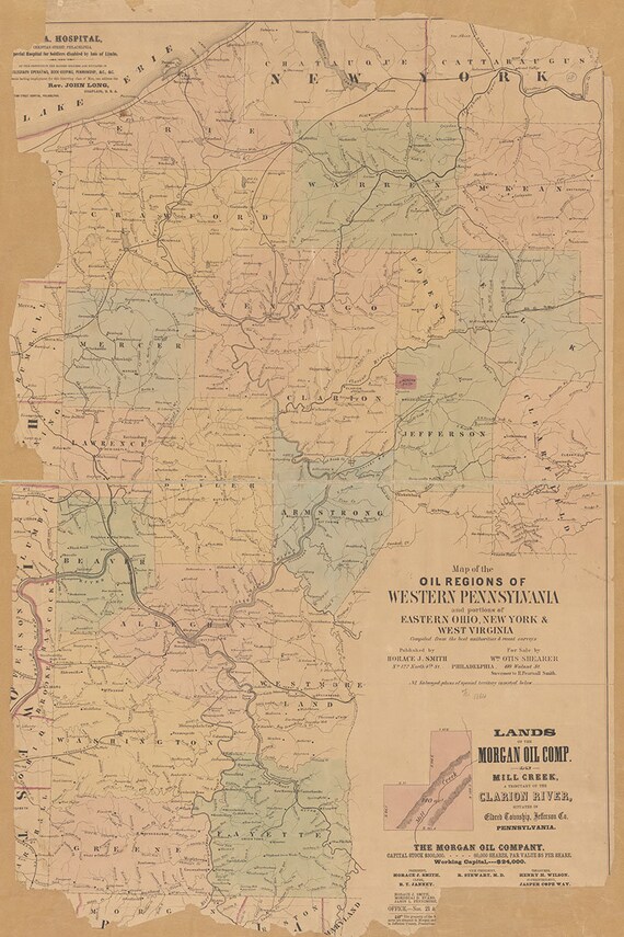 Map Of Western Pennsylvania