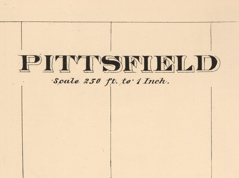 1878 Town Map of Pittsfield Warren County Pennsylvania - Etsy