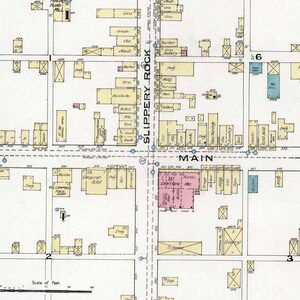 1886 Town Map of Millerstown Butler County Pennsylvania - Etsy