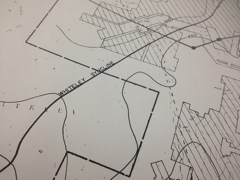 1988 Robena Coal Mine General Plan Map Reproduction Greene - Etsy