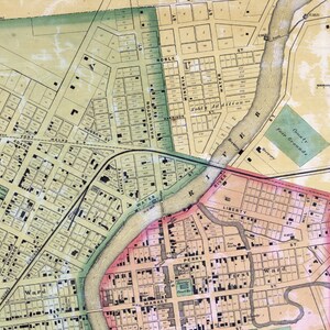 1864 Map of Seneca County Ohio - Etsy