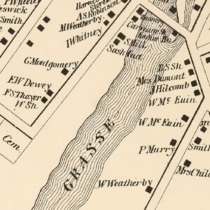 1865 Town Map of Morley Saint Lawrence County New York - Etsy