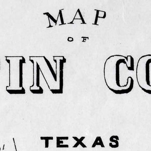 1894 Farm Line Map of Martin County Texas | Etsy