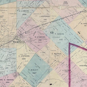 1859 Farm Line Map of Clinton County Ohio - Etsy