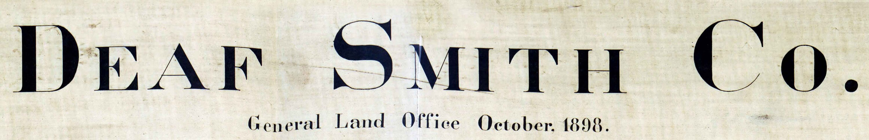 1898 Farm Line Map of Deaf Smith County Texas - Etsy