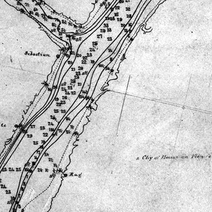 1870 Nautical Map of Saint Augustine Florida Inlet - Etsy
