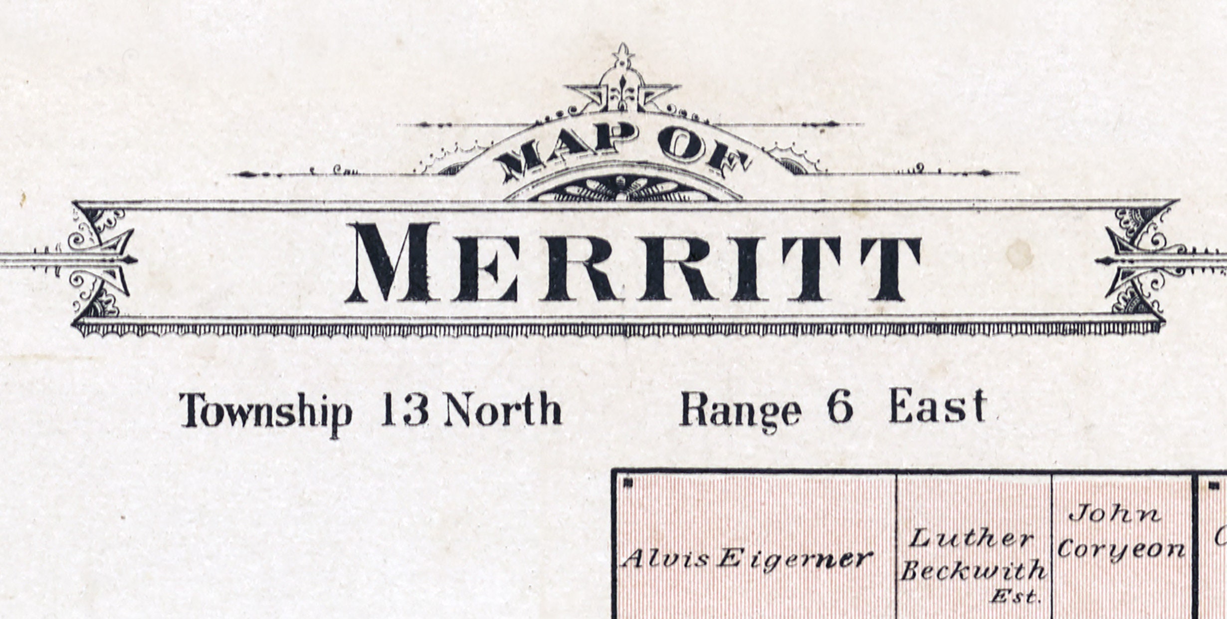 1896 Map of Merritt Township Bay County Michigan - Etsy Hong Kong
