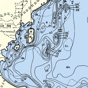 1964 Map of Grindstone Lake Sawyer County Wisconsin - Etsy
