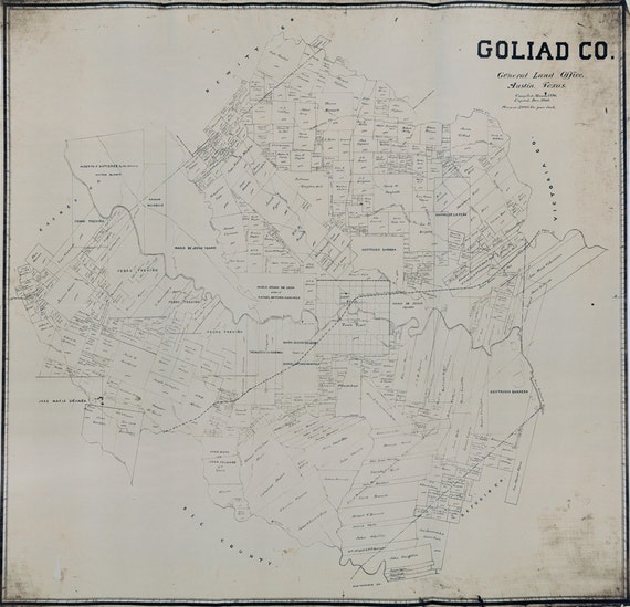 Goliad Texas Map
