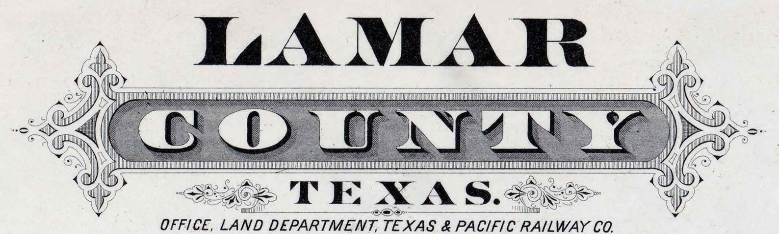1870 Farm Line Map of Lamar County Texas - Etsy