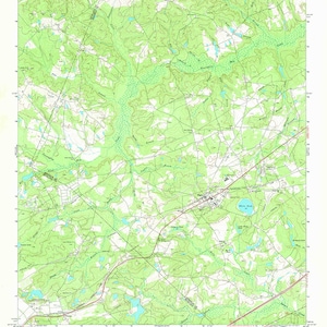 1971 Topo Map of Elgin South Carolina Quadrangle White Pond - Etsy