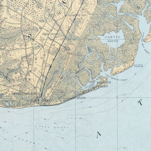 1888 Map of Cape May New Jersey - Etsy