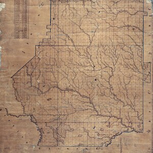 1867 Map of Coffee County Georgia - Etsy