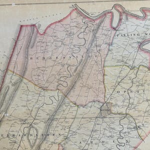 1894 Map of Berkeley County West Virginia Martinsburg - Etsy