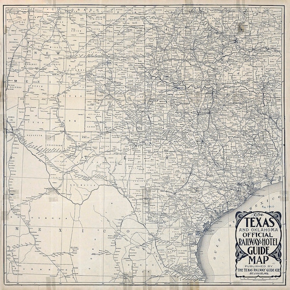Texas Rail Map