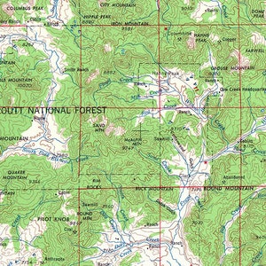 1964 Topo Map of Craig Quadrangle Colorado Routt National Forest - Etsy