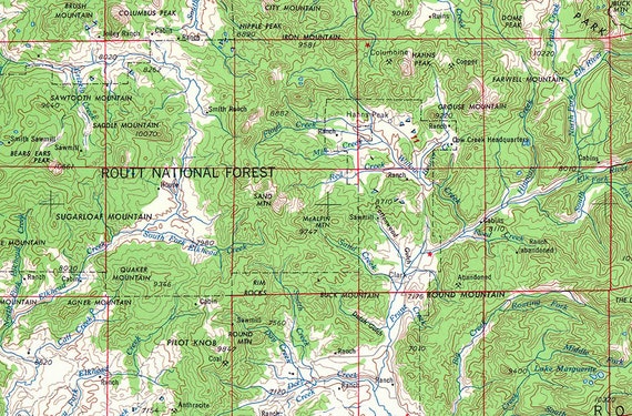 Colorado Forest Map
