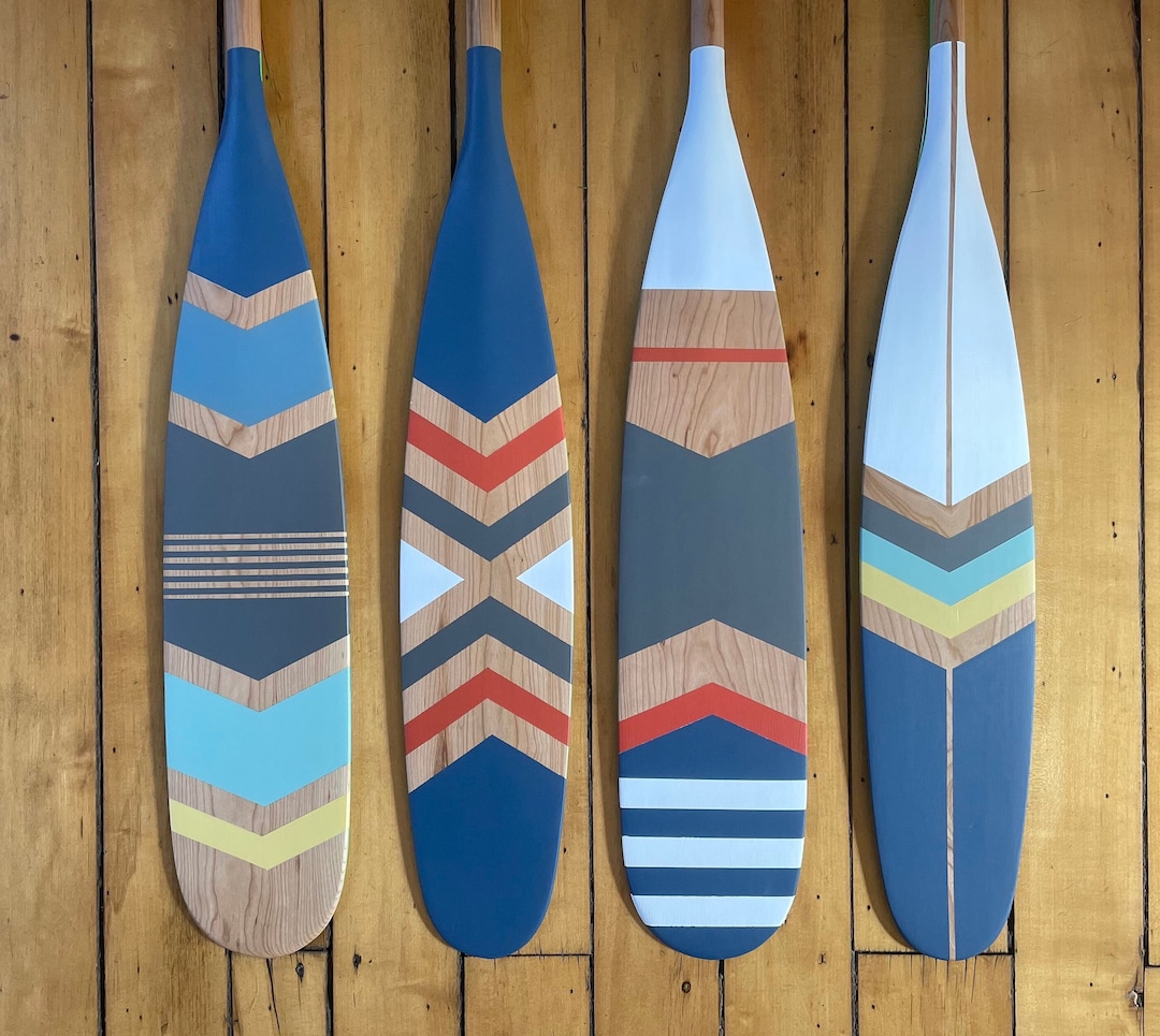 Artisan Hand-painted Canoe Paddles: Unique and Custom Wooden Paddles ...