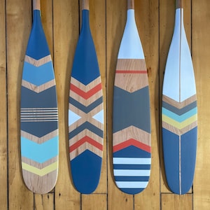 Artisan Hand-painted Canoe Paddles: Unique and Custom Wooden Paddles ...