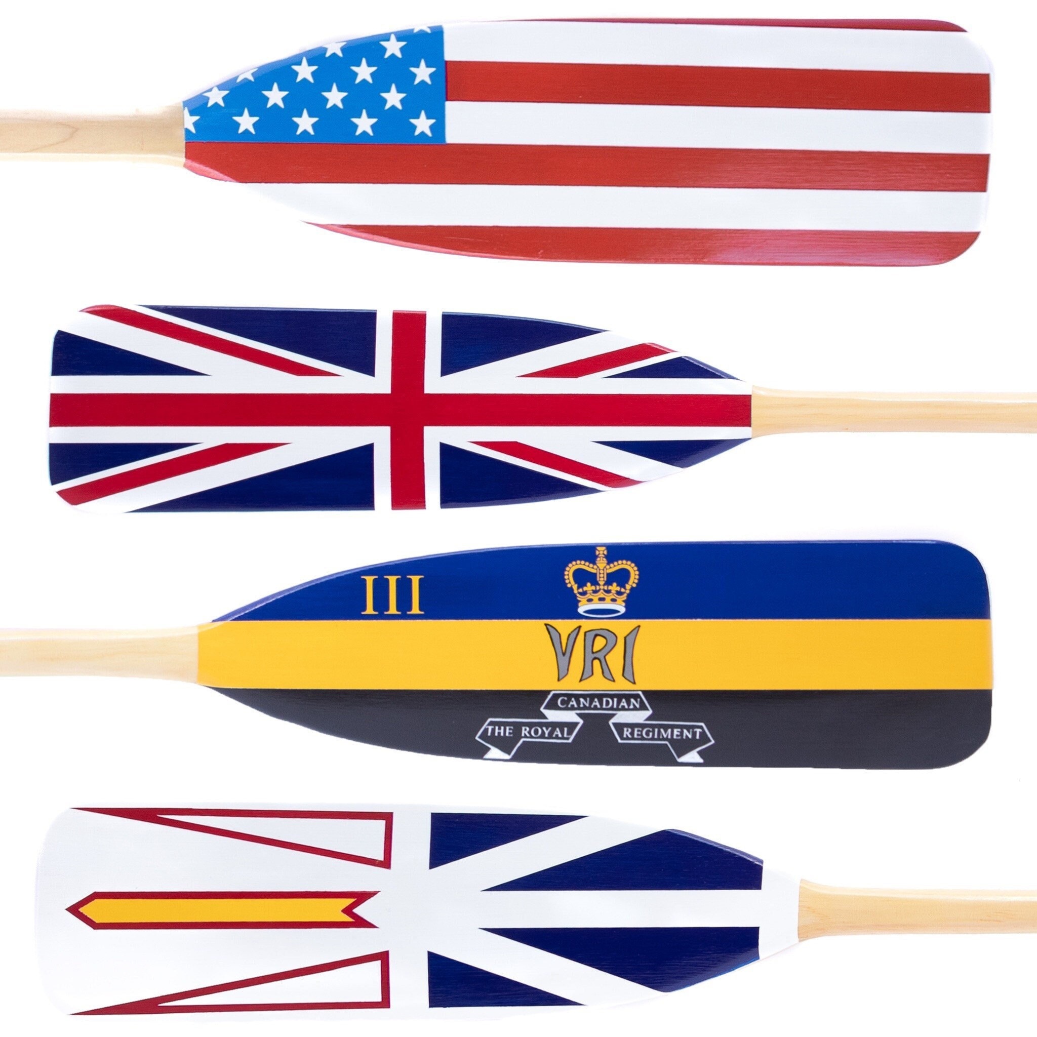 Flag Series // Hand Painted // Canoe Paddle // Canoe Oar // - Etsy Canada