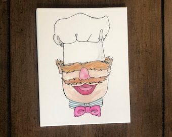 Swedish Chef Print - Etsy