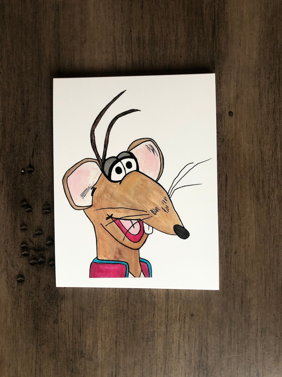 Rizzo the Rat Glossy Art Print - Etsy